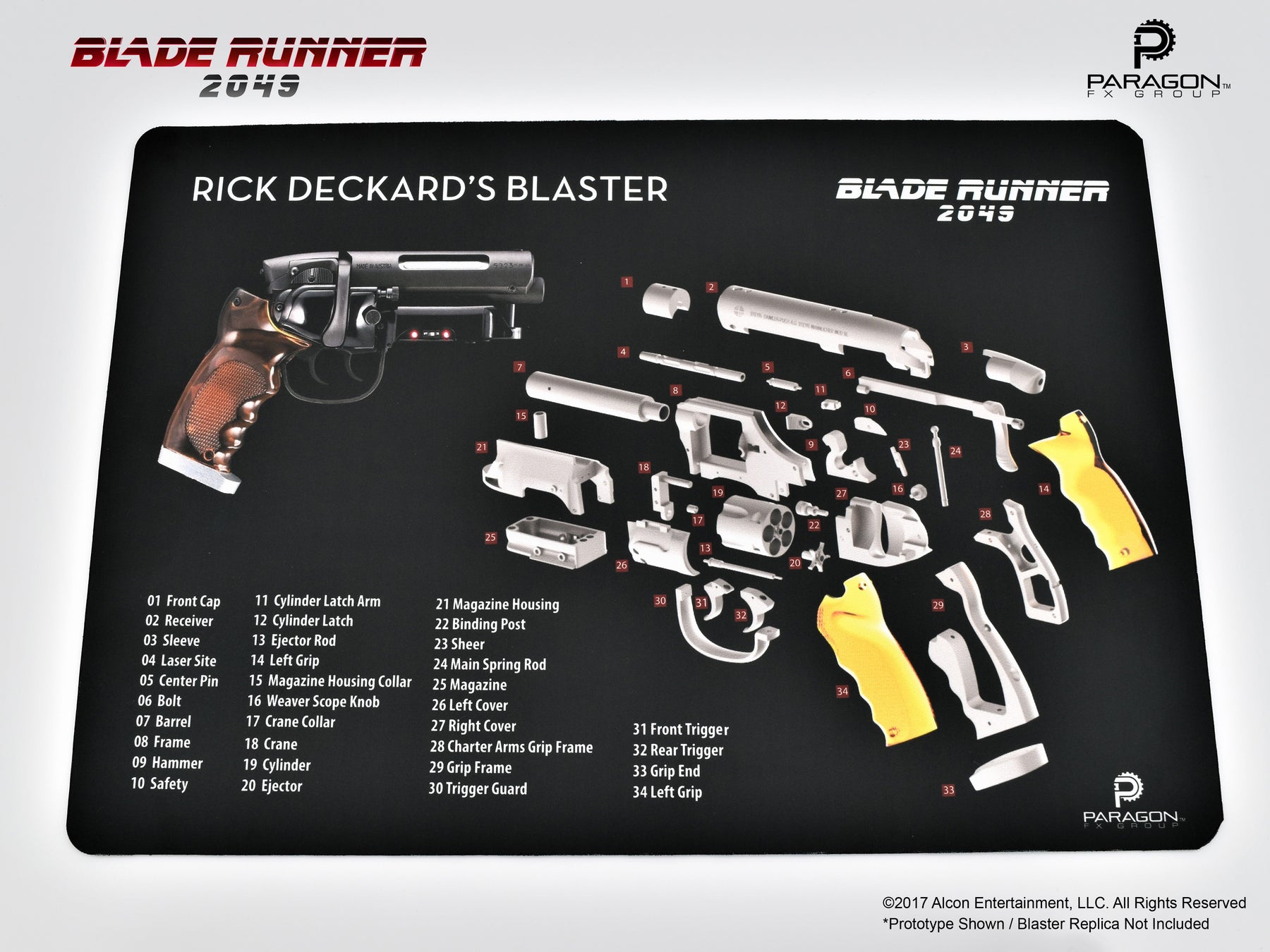 Blade Runner 2049 Technical Mat | Display or Take Down Mat – Paragon FX ...